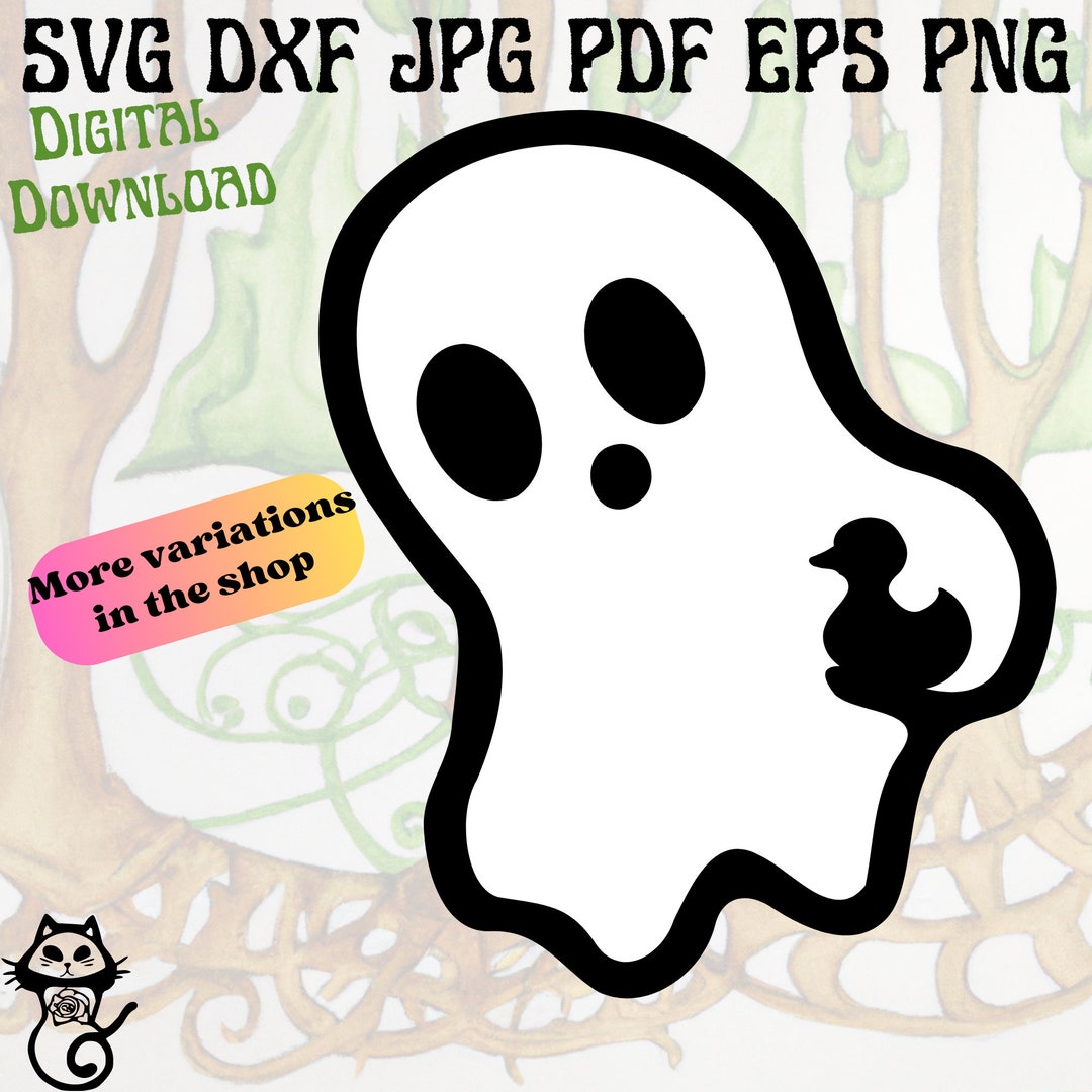 Ghost SVG File, Too Cute Halloween, Halloween Ghosts Svg, Halloween ...