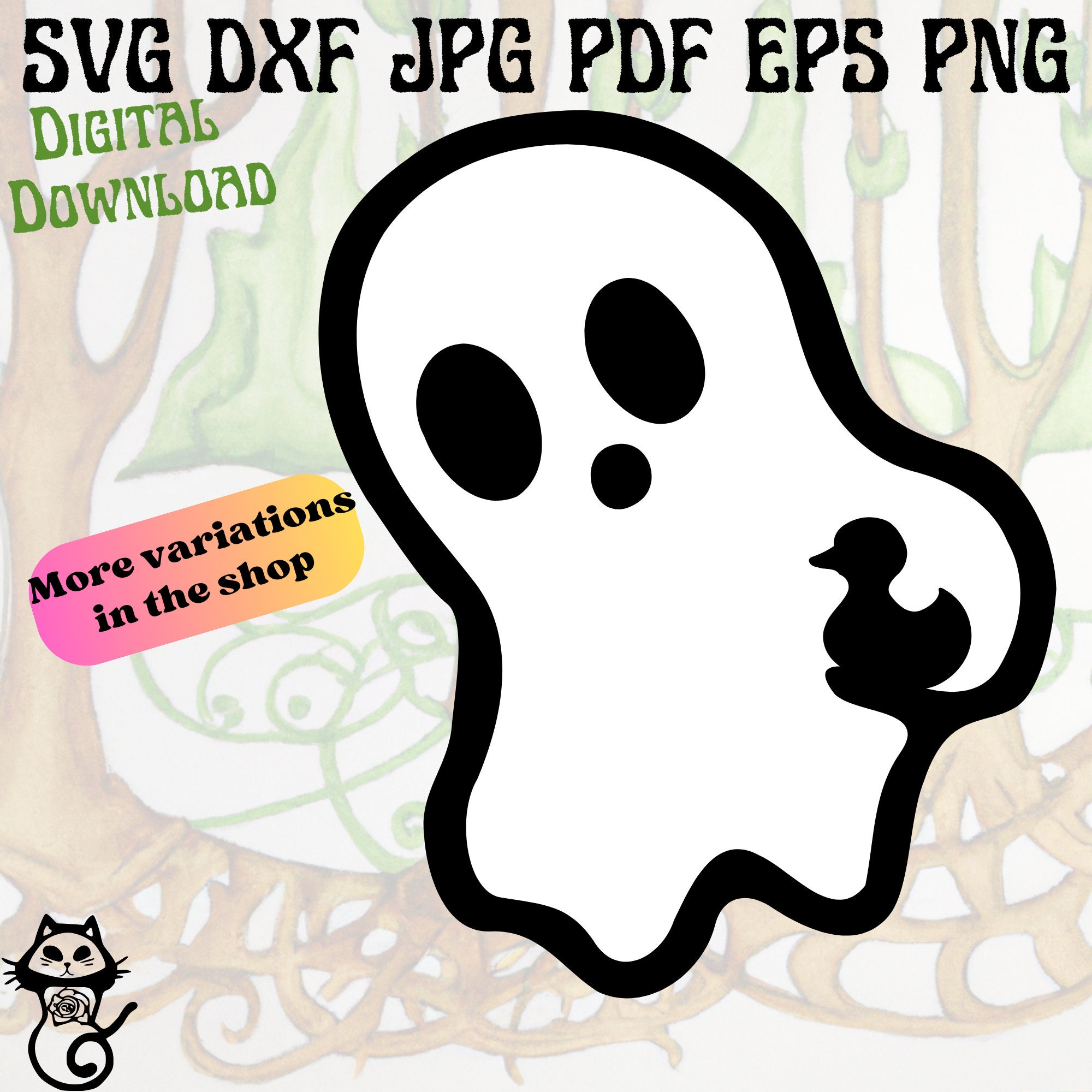 Ghost SVG File, Too Cute Halloween, Halloween Ghosts Svg, Halloween ...