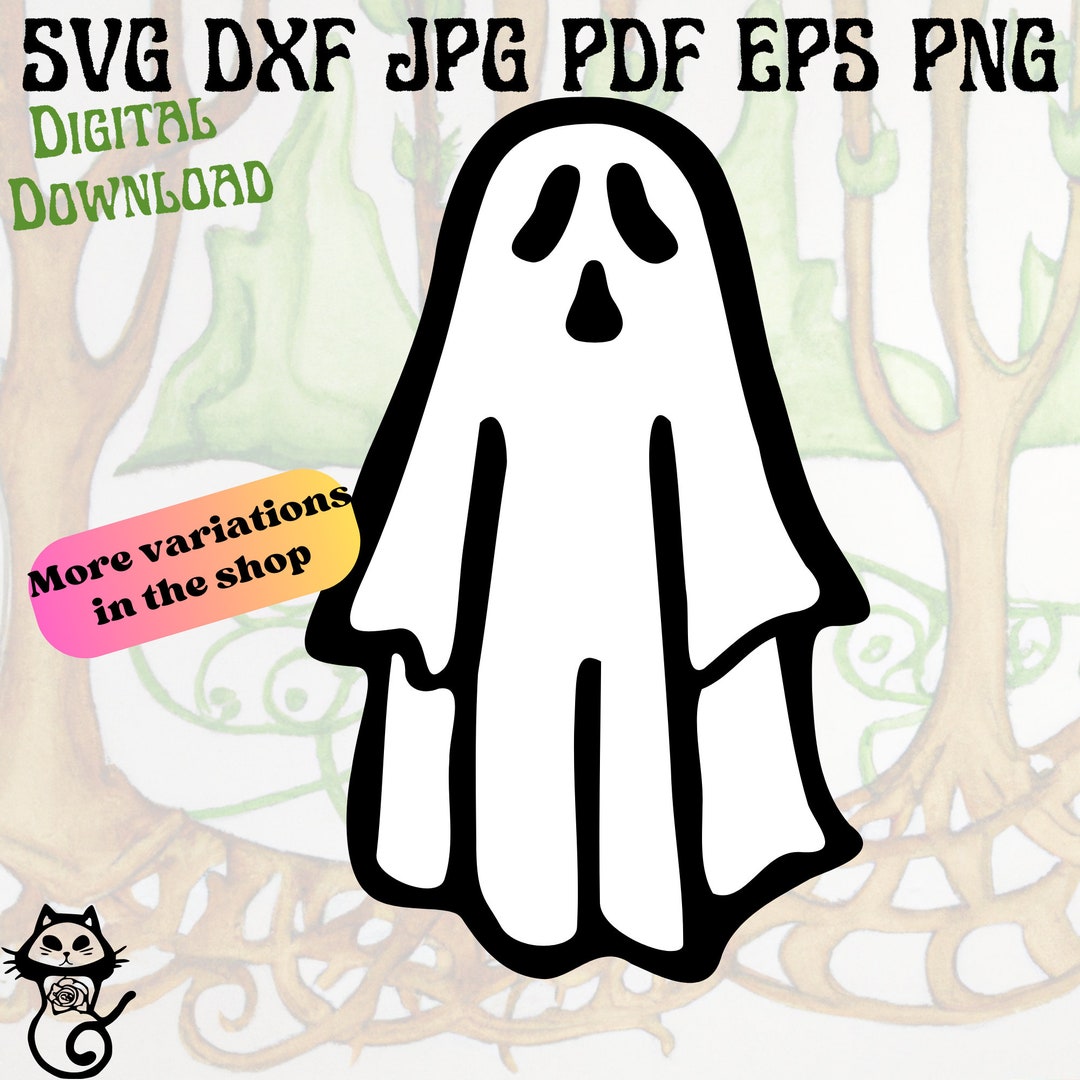 Ghost SVG File, Too Cute Halloween, Halloween Ghosts Svg, Halloween ...