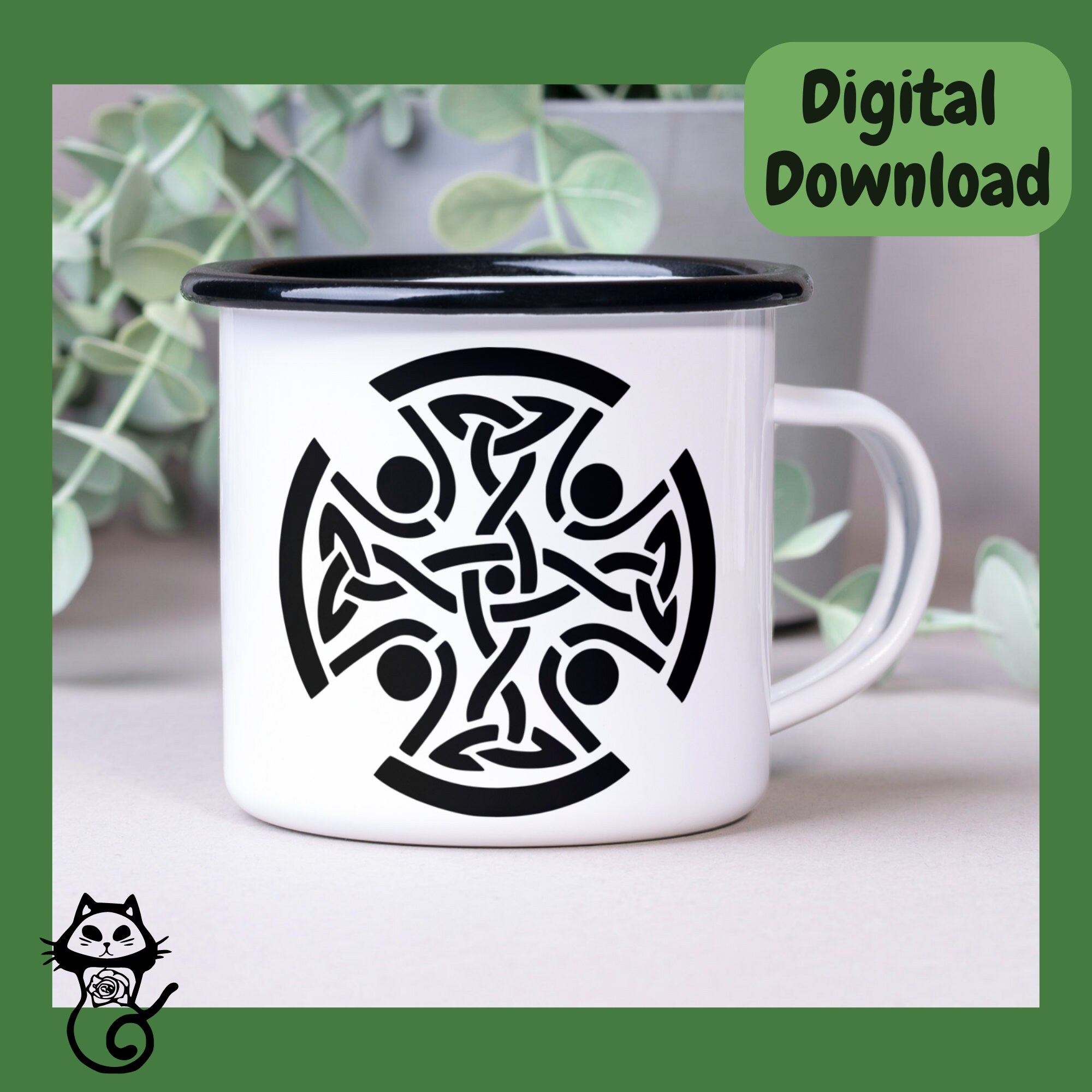 Celtic SVG Knots and Crosses Bundle, Celtic for Cricut, Vintage Celtic ...