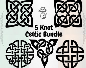 Celtic Square Border Svg Png Scottish Square Border Svg Png - Etsy