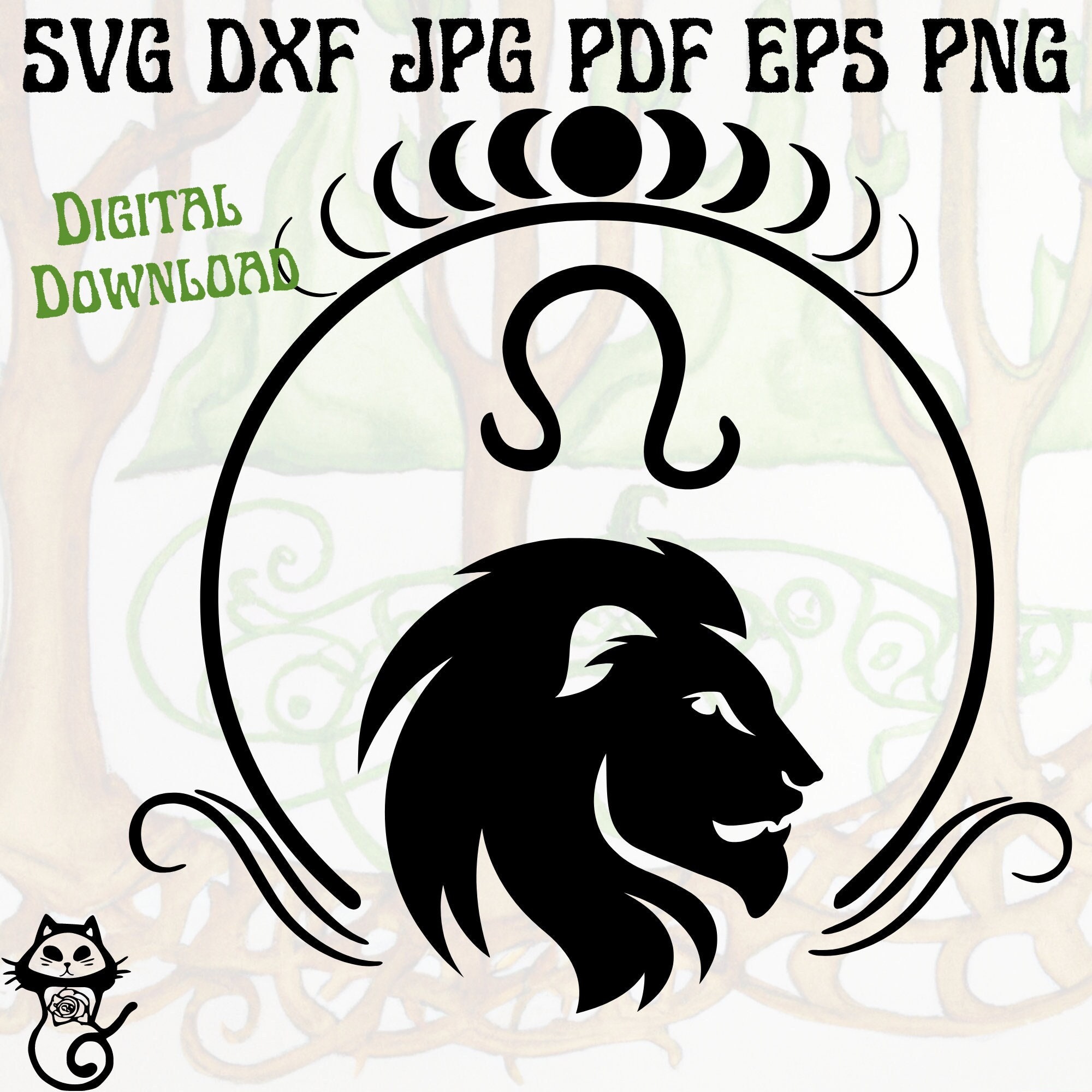 Zodiac Signs Leo SVG Zodiac Leo SVG Zodiac Celestial Svg - Etsy