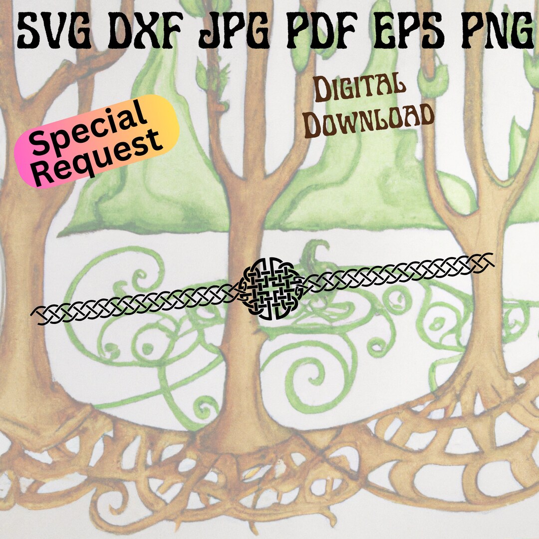 Celtic Knot Designed Special to Wrap Around a Ring, Celtic PNG, Celtic ...