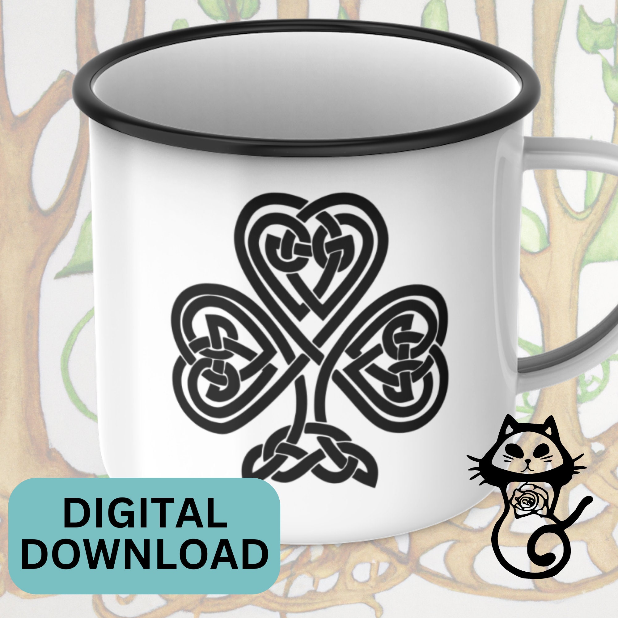 Celtic SVG Knot, Celtic PNG, Celtic Clip Art, Vintage Celtic Heritage ...