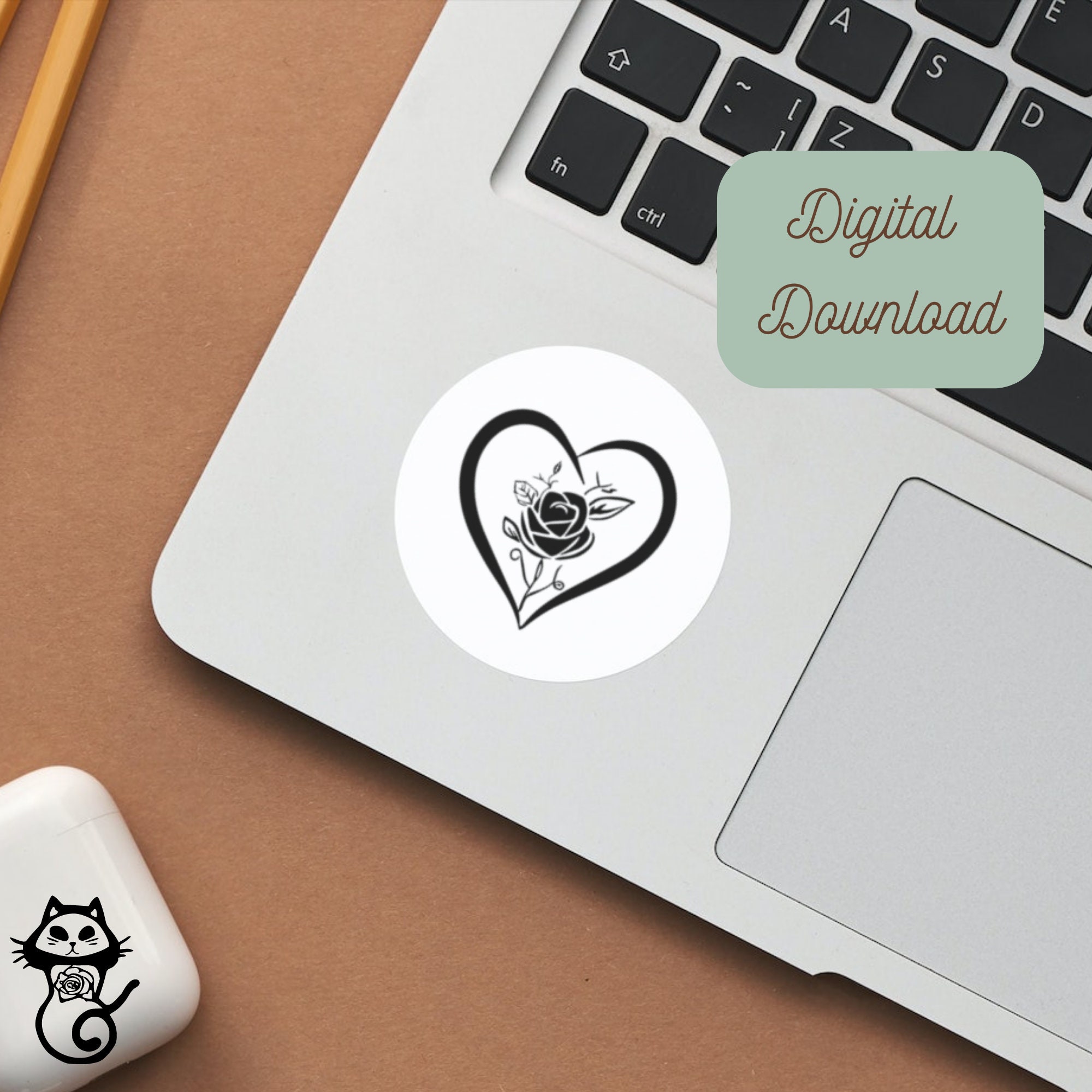 Rose Heart SVG Heart SVG Mother's Day Rose Svg Heart - Etsy