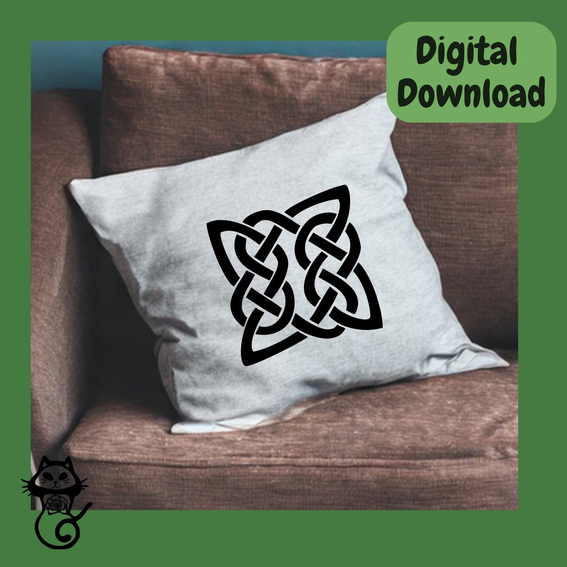 Celtic SVG Knot, Celtic PNG, Celtic Clip Art, Vintage Celtic Heritage ...