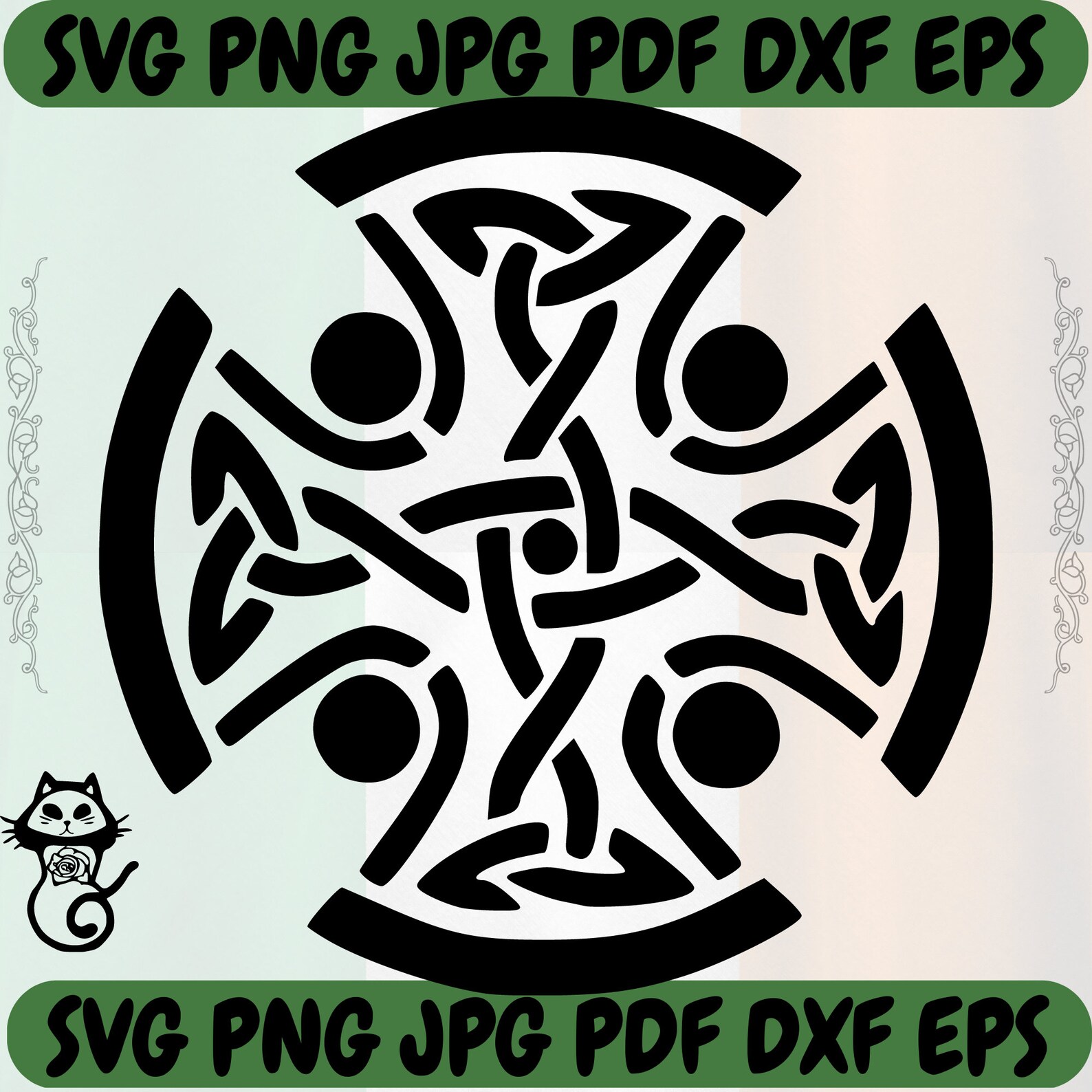 Celtic Cross SVG, Celtic Knot, Irish Cross, Celtic PNG, Svg Knot ...