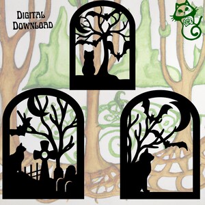 Creepy Halloween Svg Bundle, Spooky Pumpkins, Creepy Bats Svg, Spooky ...