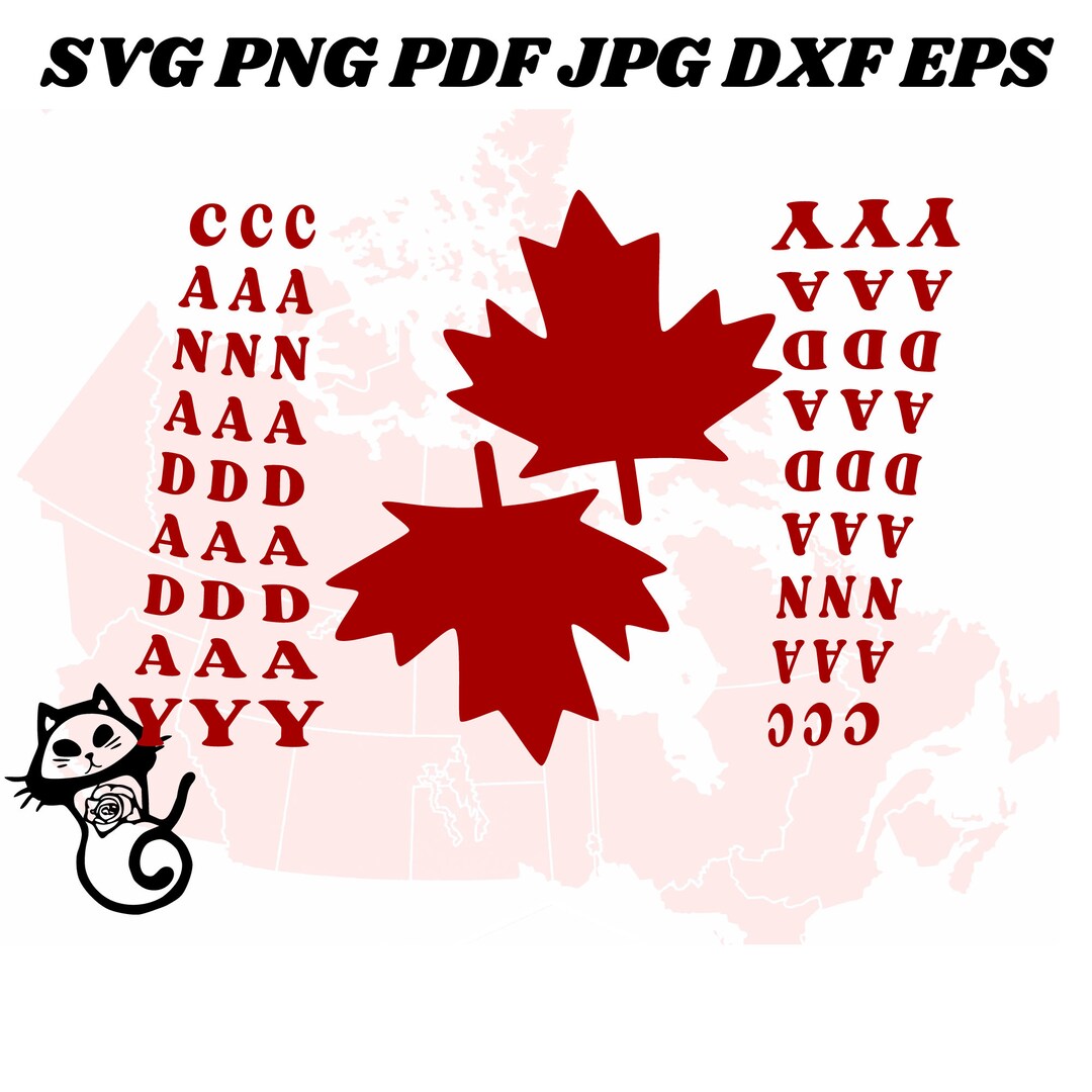 Canada Day SVG, Maple Leaf Clip Art, July First Celebration, Happy ...