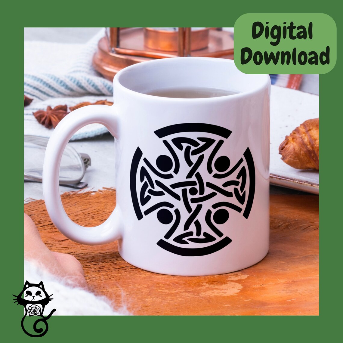 Celtic Cross SVG, Celtic Knot, Irish Cross, Celtic PNG, Svg Knot ...