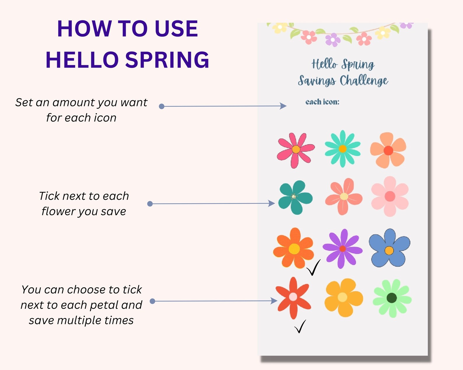 4 Seasons Savings Challenge | Savings Challenge Printable | Savings ...