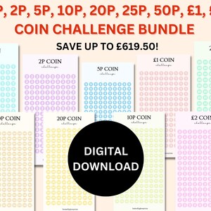 Penny and Coins Savings Challenge | Savings Challenge Printable ...