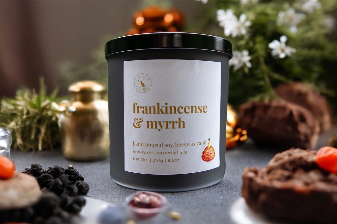 Resin Frankincense Myrrh | Soy Coconut Blend | Eco-friendly Non-toxic ...