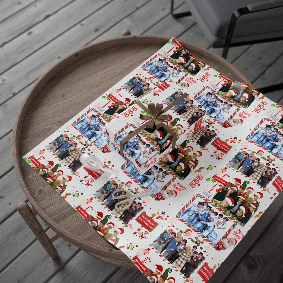 Zerobaseone Christmas Wrapping Paper, ZB1 Wrapping Paper, Kpop Gift ...