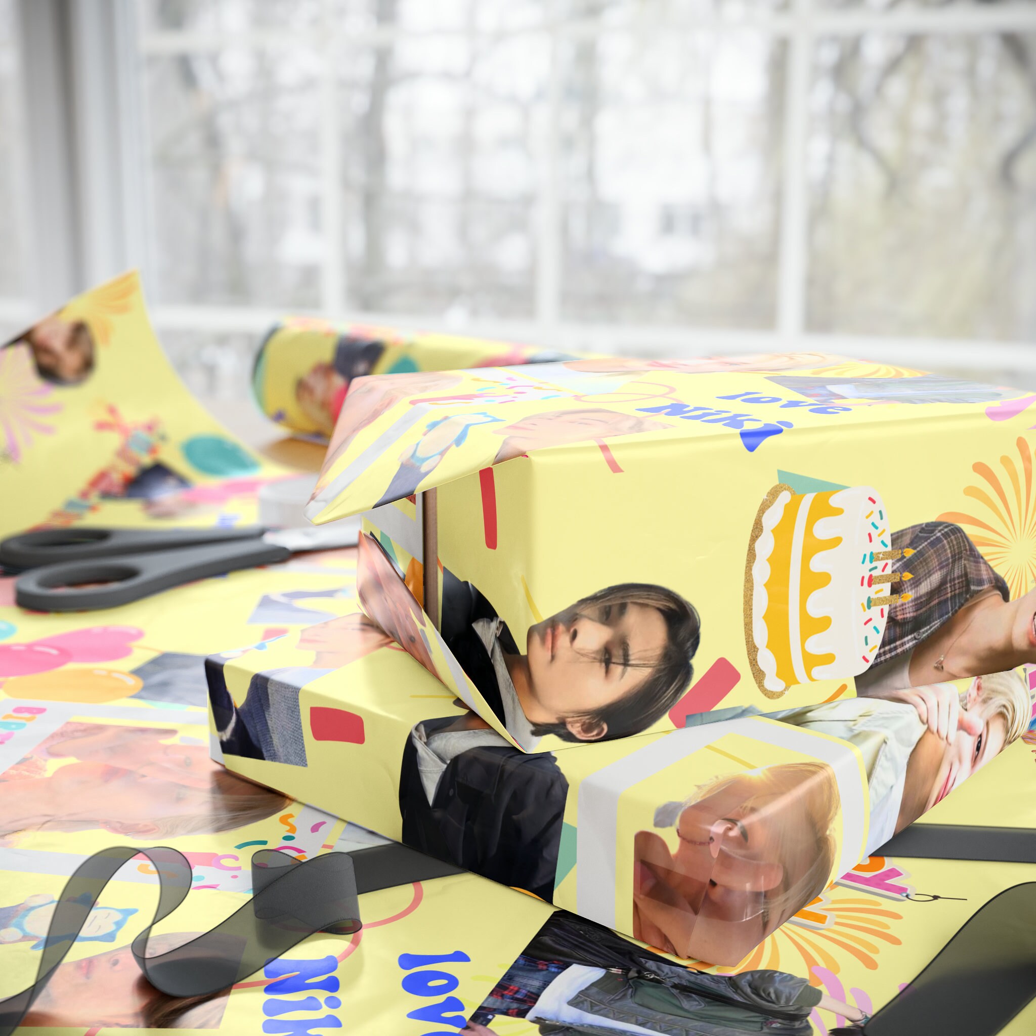 Kpop Enhypen Niki Birthday Wrapping Paper, Kpop Gift Wrap, Birthday ...