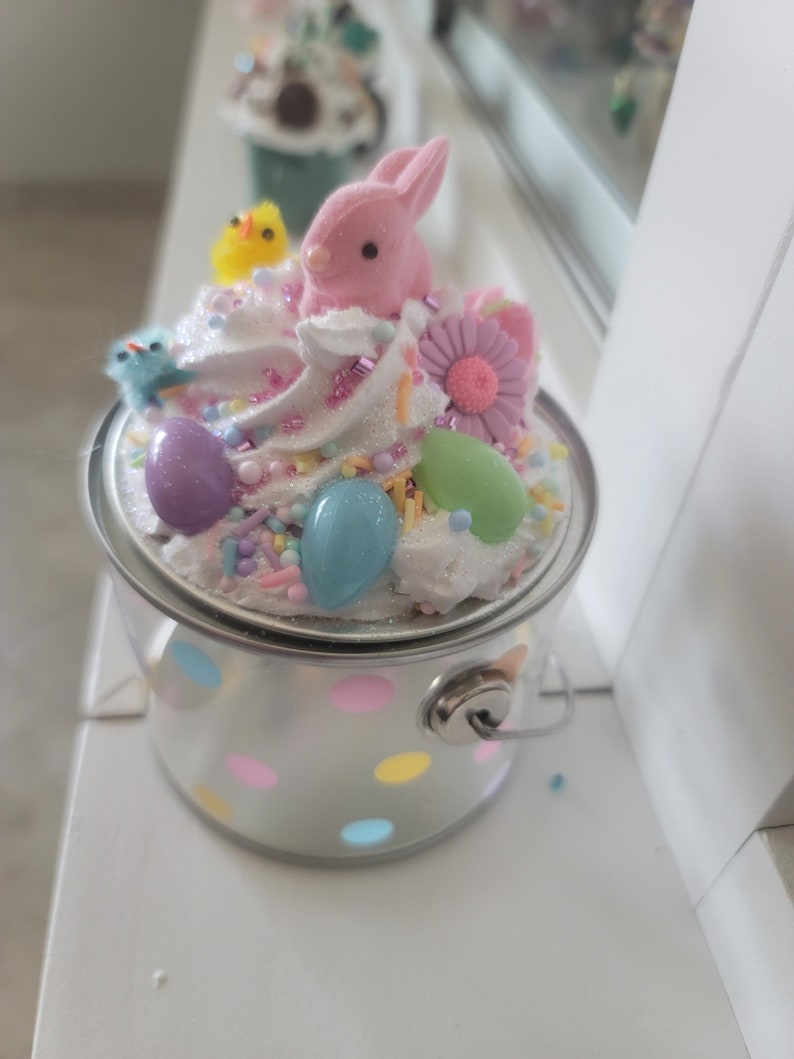 Easter Decor Container, Spring Decor, Easter Bunny, Candy Container - Etsy