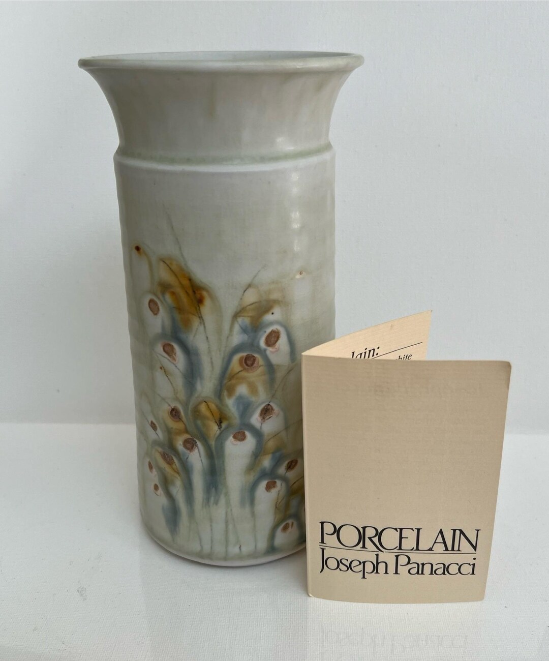 Studio Pottery Vase Joseph Panacci Porcelain - Etsy
