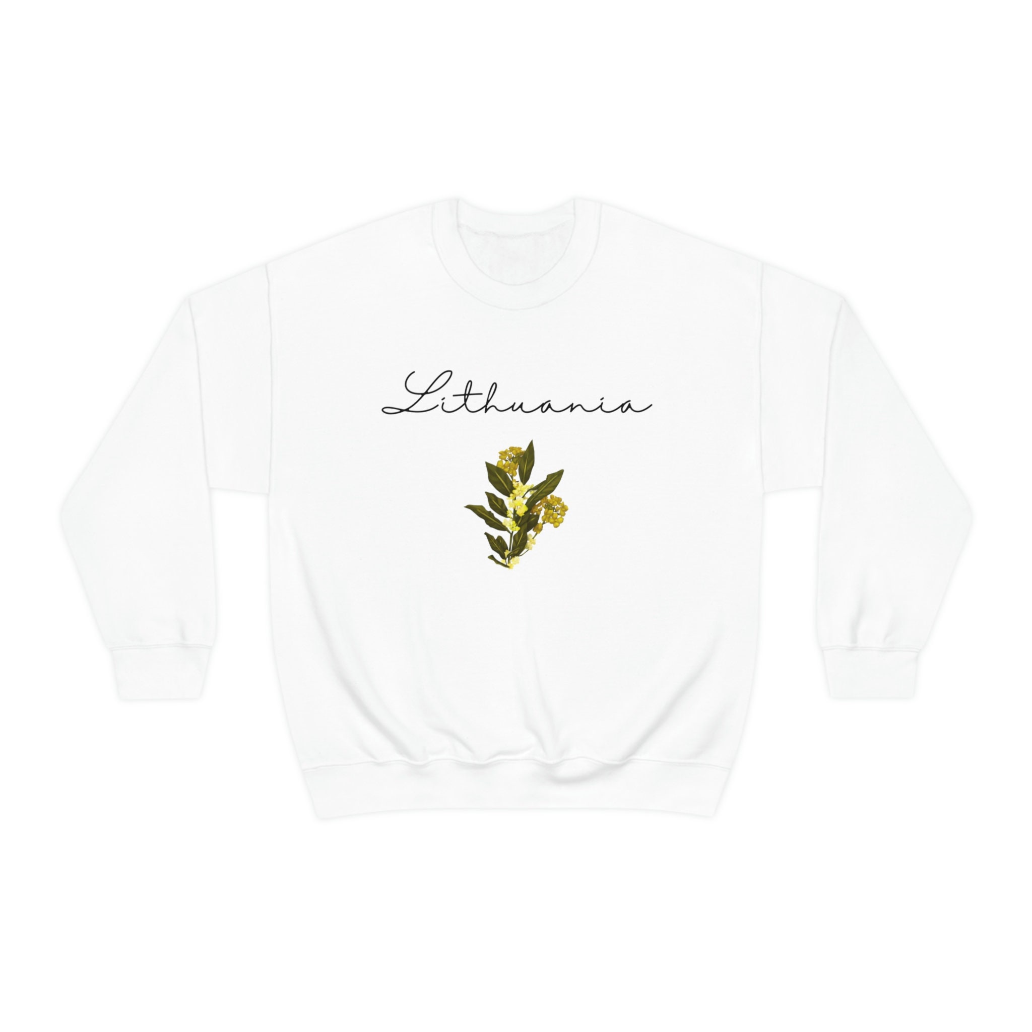 Lithuanian National Flower Shirt, Lithuanian Women's Sweatshirt ...