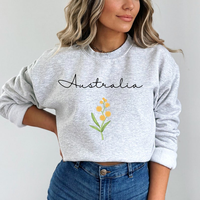 Australian National Flower Shirt, Australian Women's Sweatshirt ...