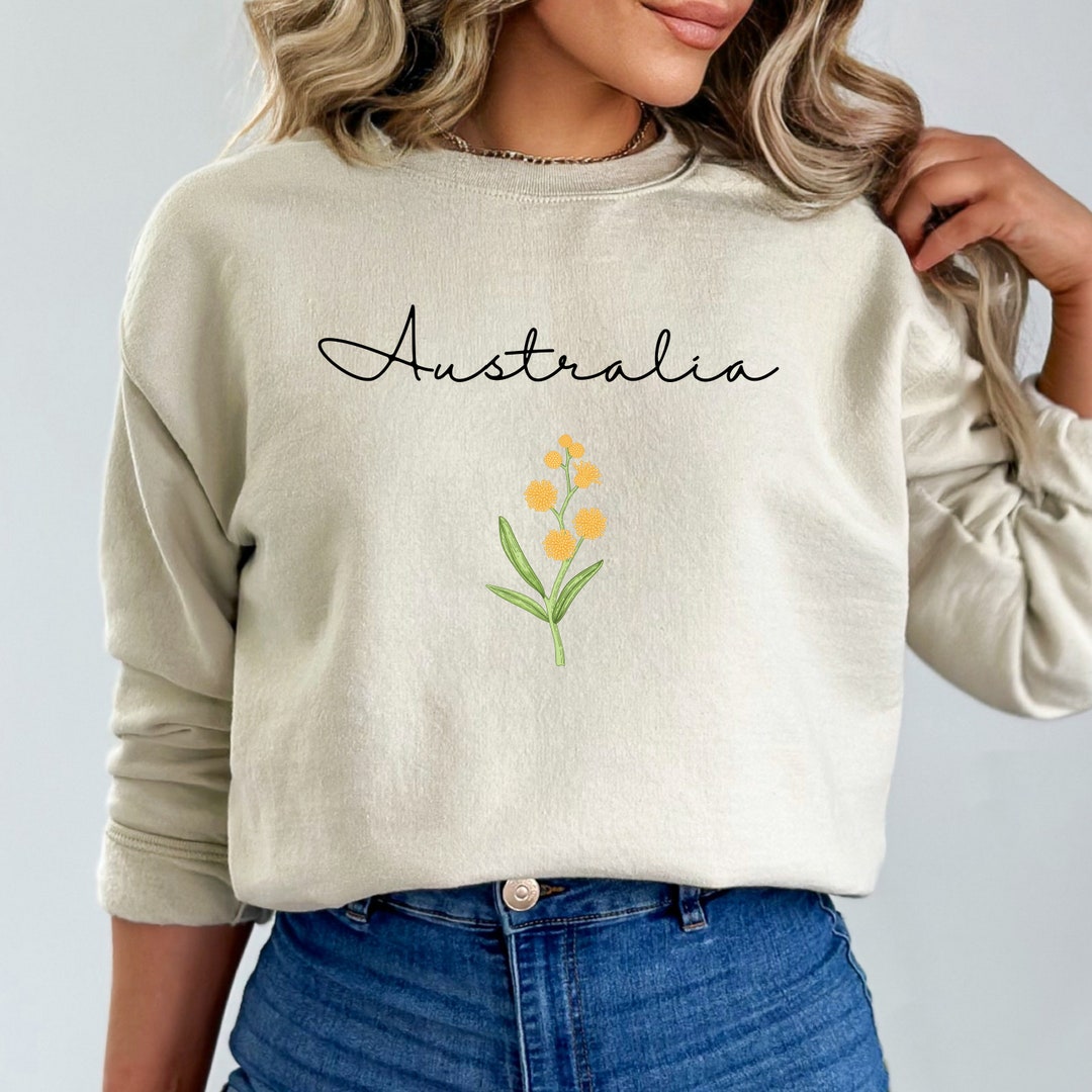 Australian National Flower Shirt, Australian Women's Sweatshirt ...