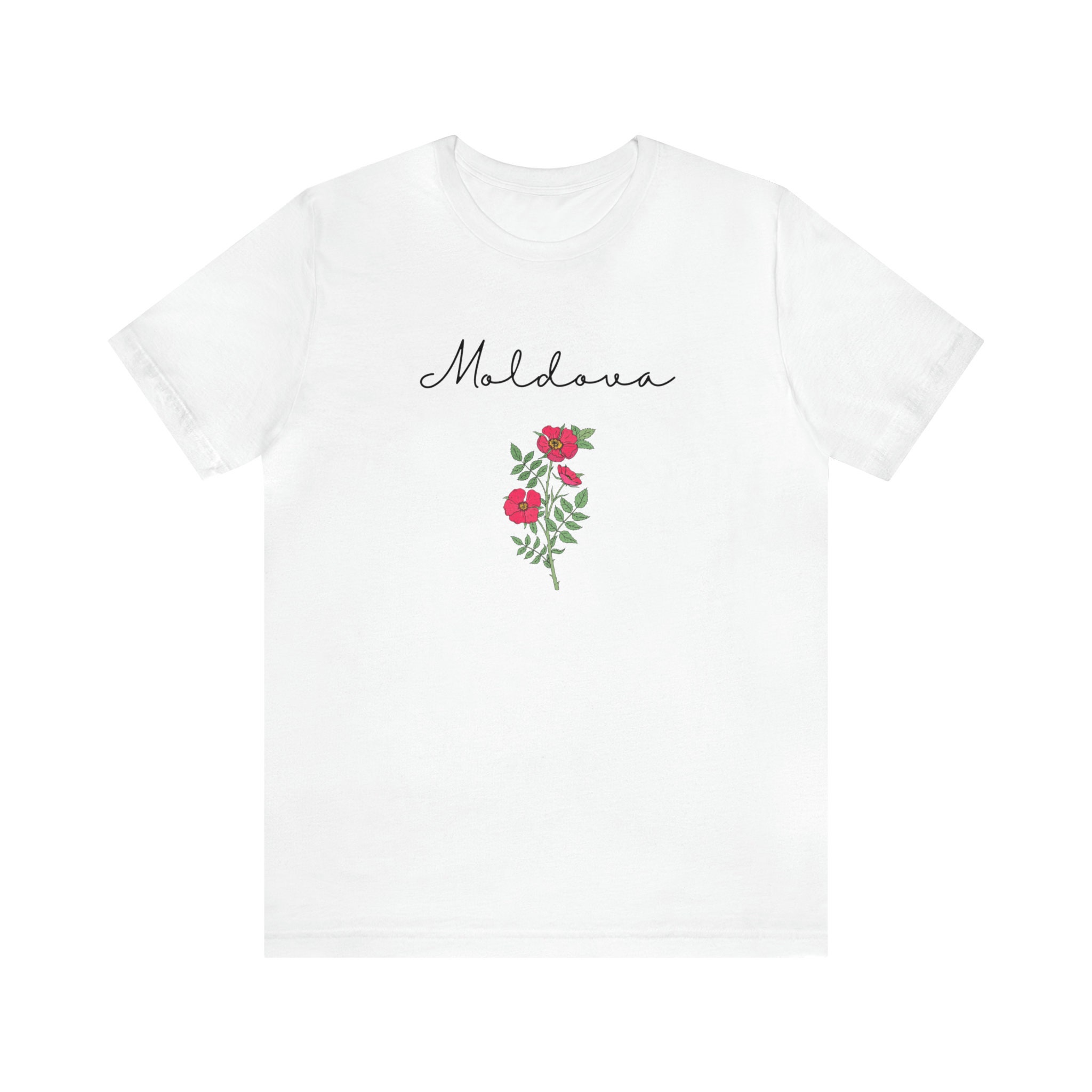 Moldavian National Flower Tshirt, Moldavian Women's Tee, Moldavian ...