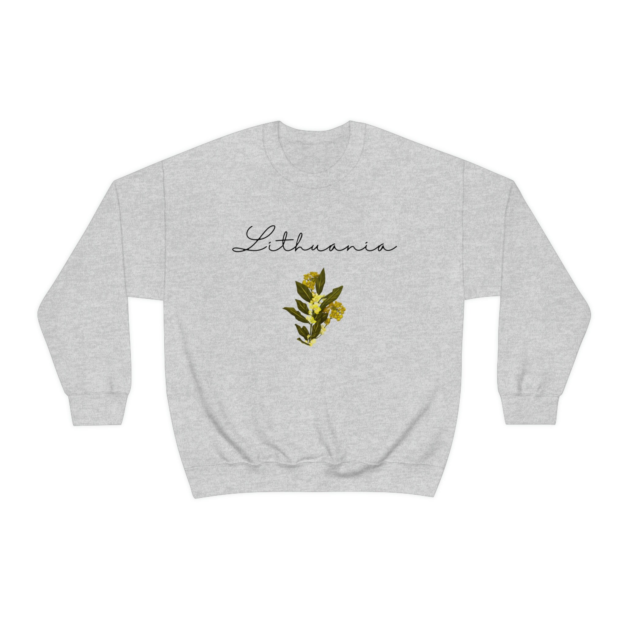 Lithuanian National Flower Shirt, Lithuanian Women's Sweatshirt ...