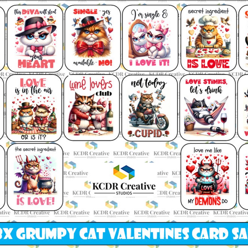 Grumpy Cat Card - Etsy