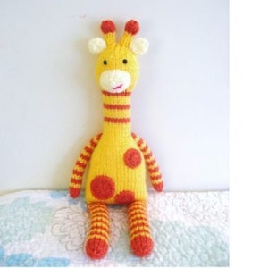 Giraffe Knitting Pattern Download | Adorable DIY Toy for Adults ...