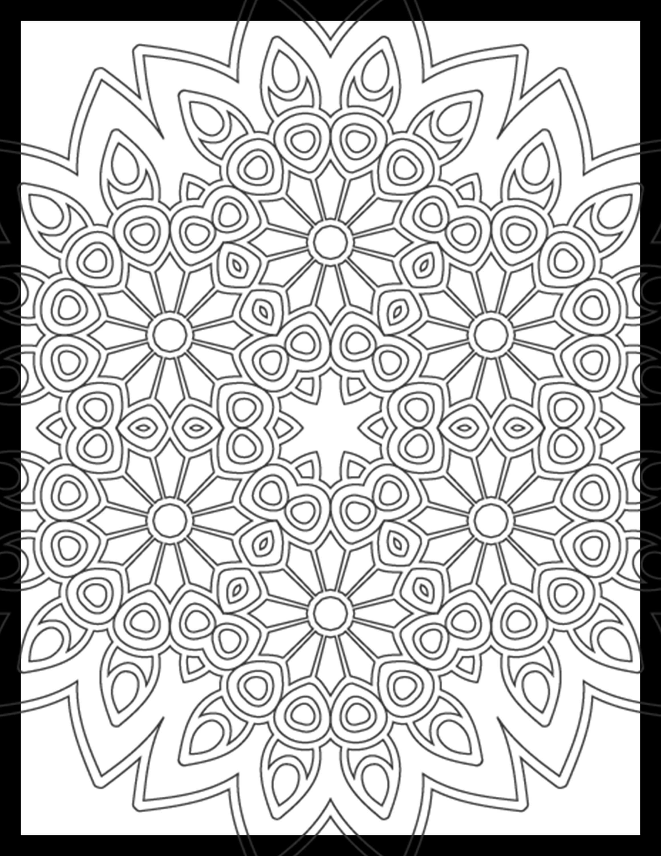 Coloring Pages for Adults in Recovery & Children in Recovery, 100 Pages ...