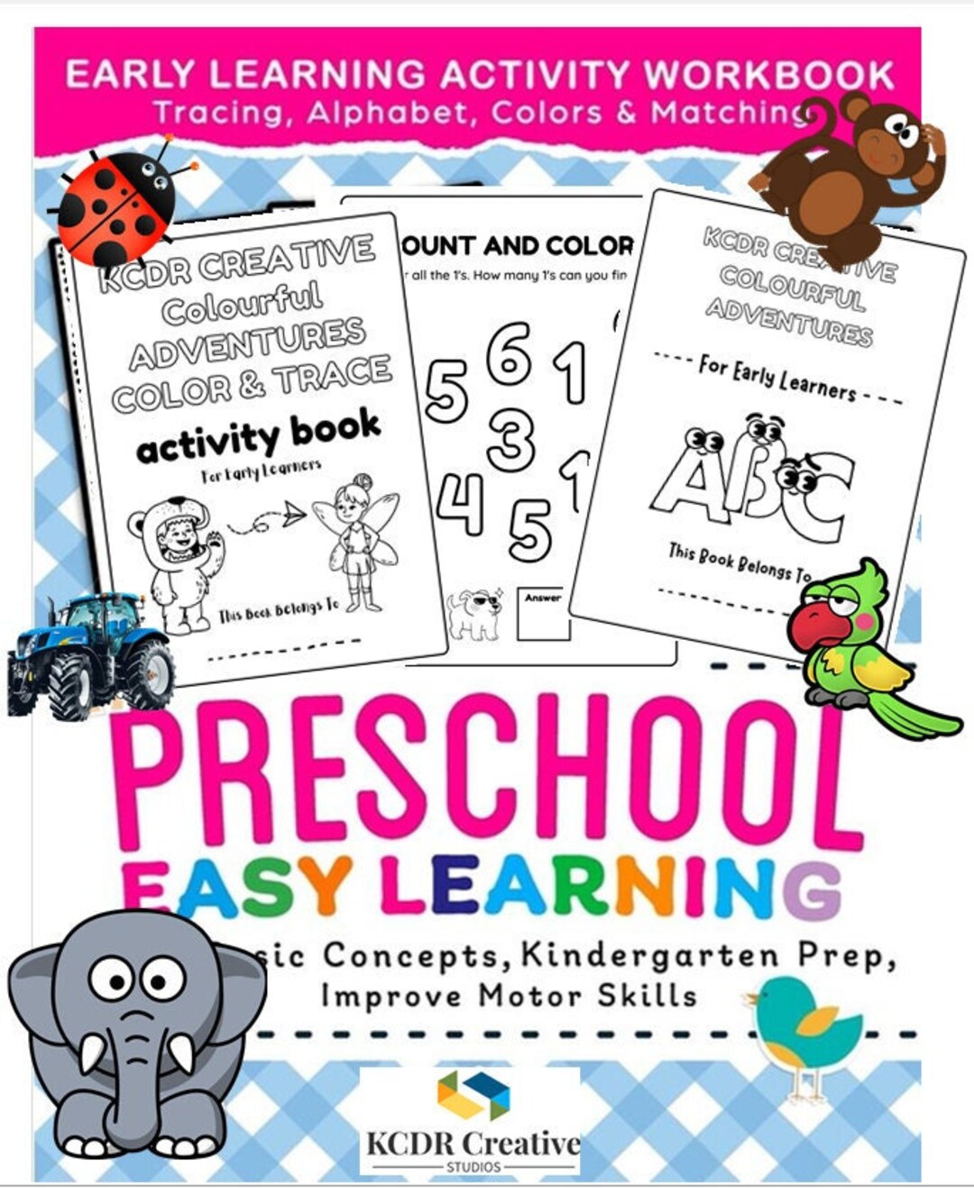 Early Learners Activity Book: Alphabet, Numbers, Shapes (digital ...