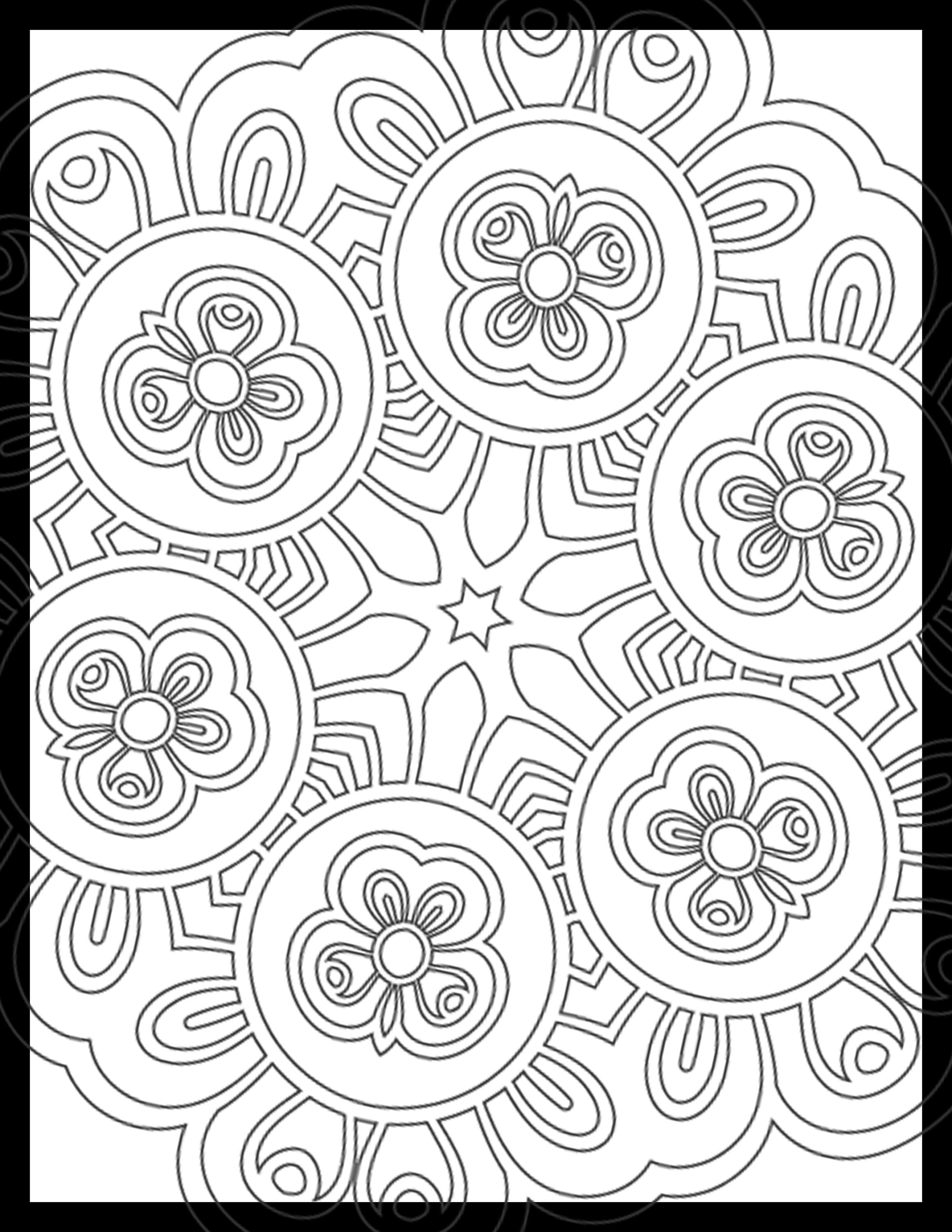 Coloring Pages for Adults in Recovery & Children in Recovery, 100 ...
