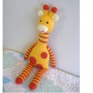 Giraffe Knitting Pattern Download | Adorable DIY Toy for Adults ...