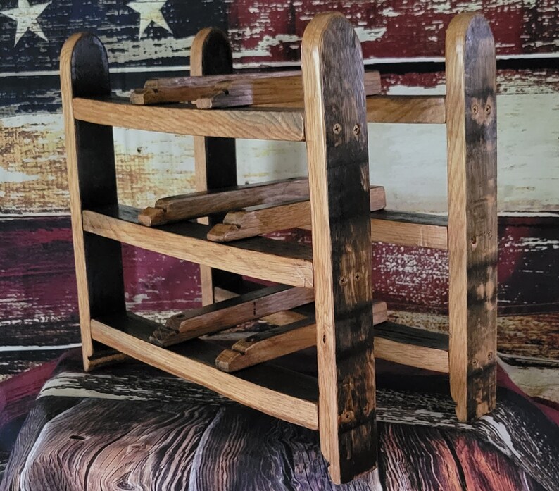 Bourbon Barrel Stave Wine Bottle Rack - Etsy