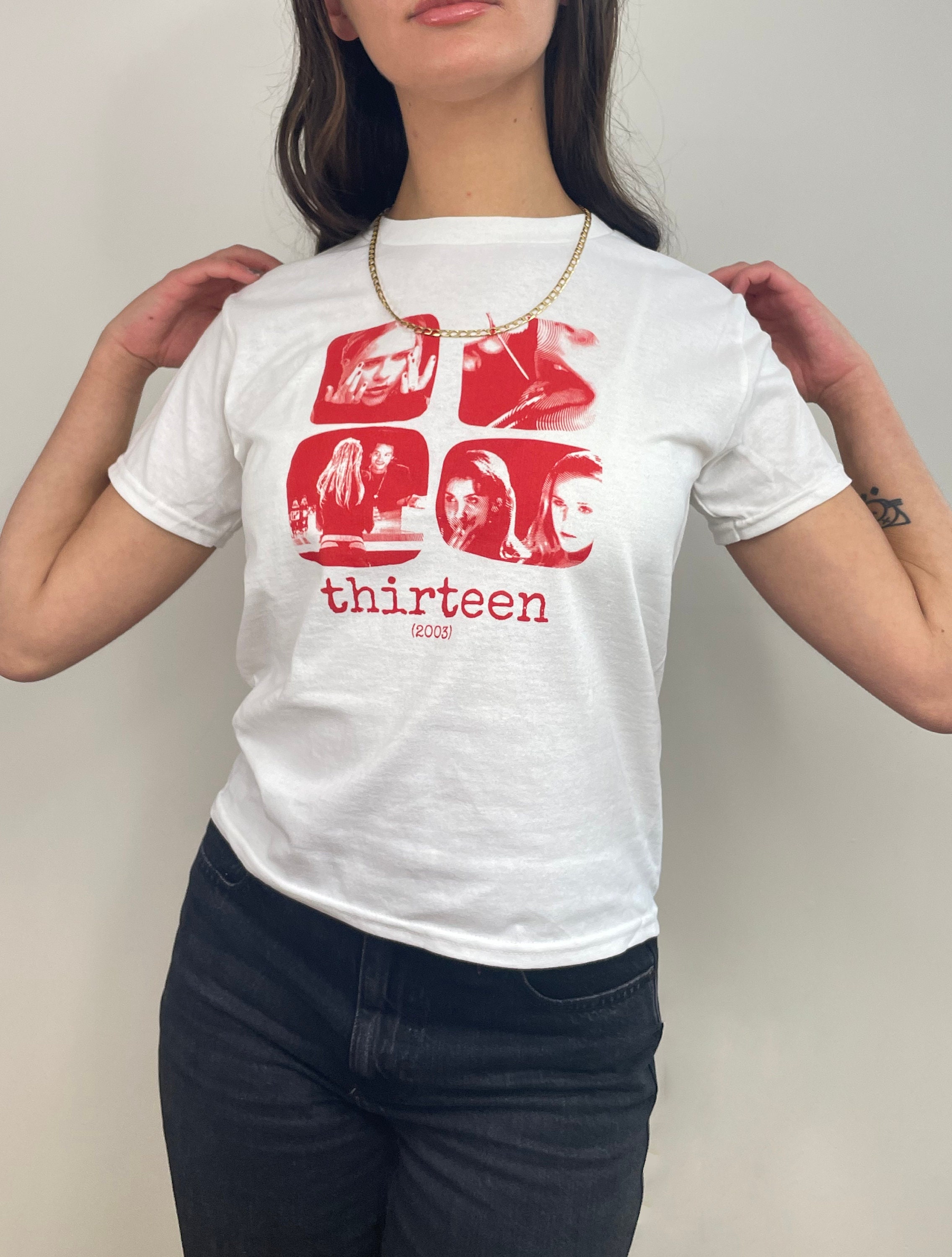 Thirteen Baby Tee Thirteen Movie Shirt Thirteen 2003 Movie Shirt Y2k ...