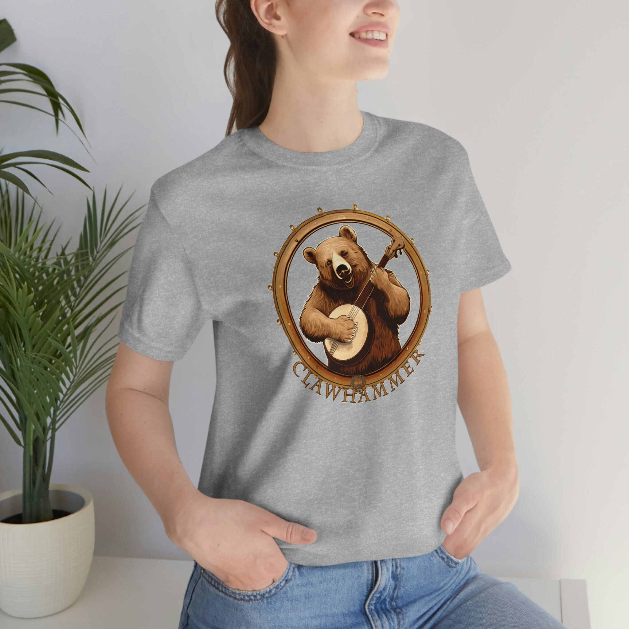 Clawhammer Banjo Shirt – Bear Playing Banjo, Unisex Tee - Etsy