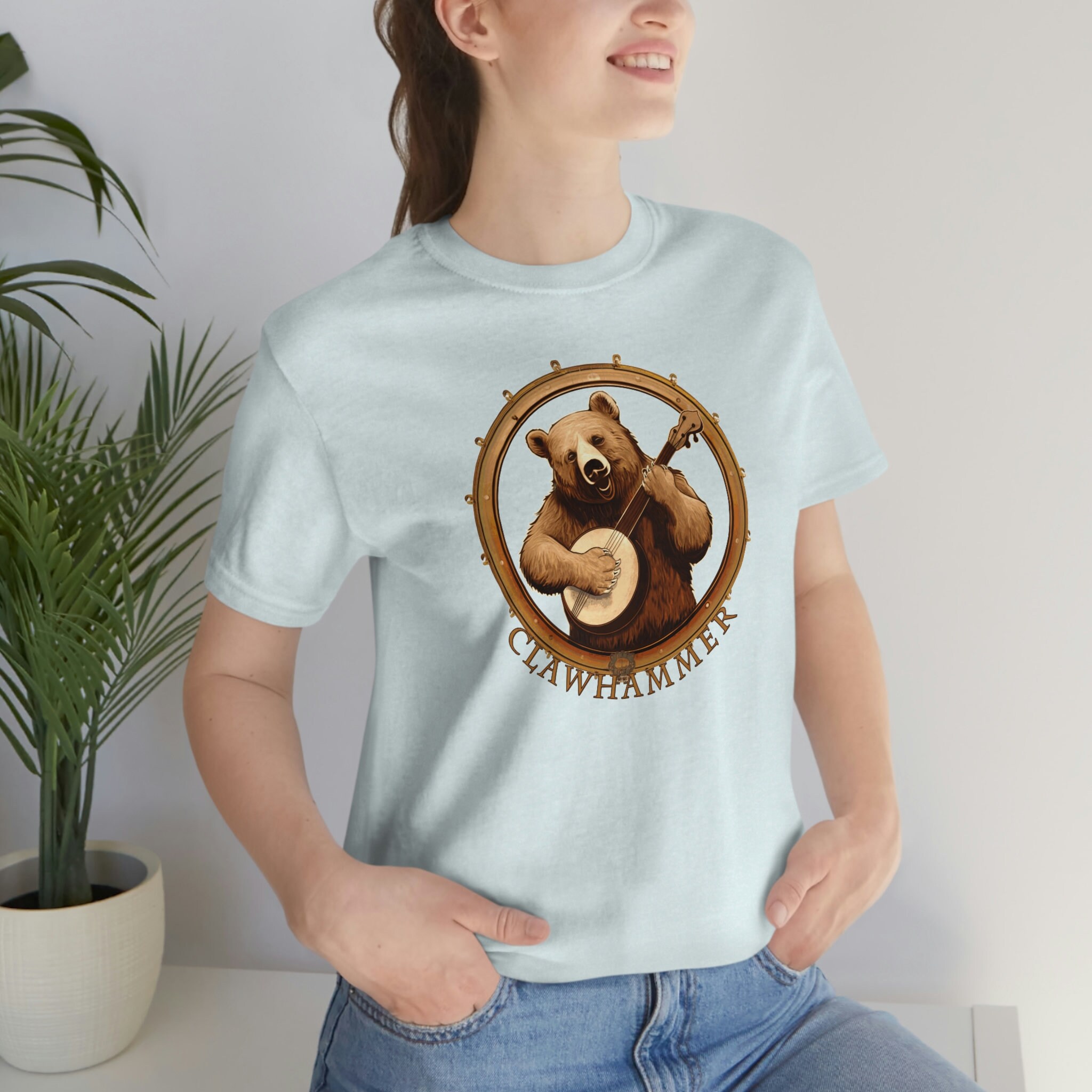 Clawhammer Banjo Shirt – Bear Playing Banjo, Unisex Tee - Etsy