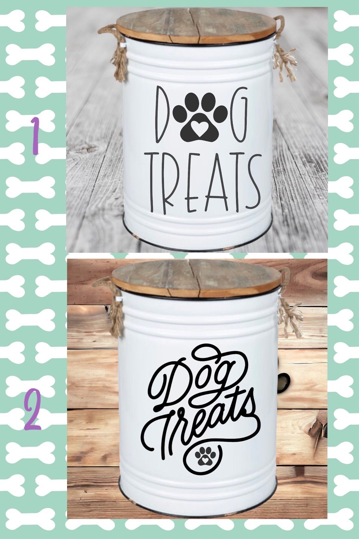 Dog Treat/food Container Label Decal for Your Container(not Included ...