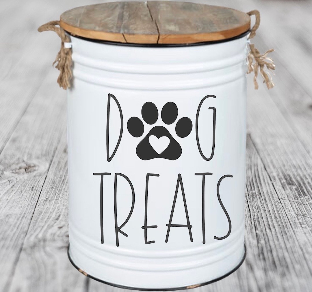 Dog Treat/food Container Label Decal for Your Container(not Included ...