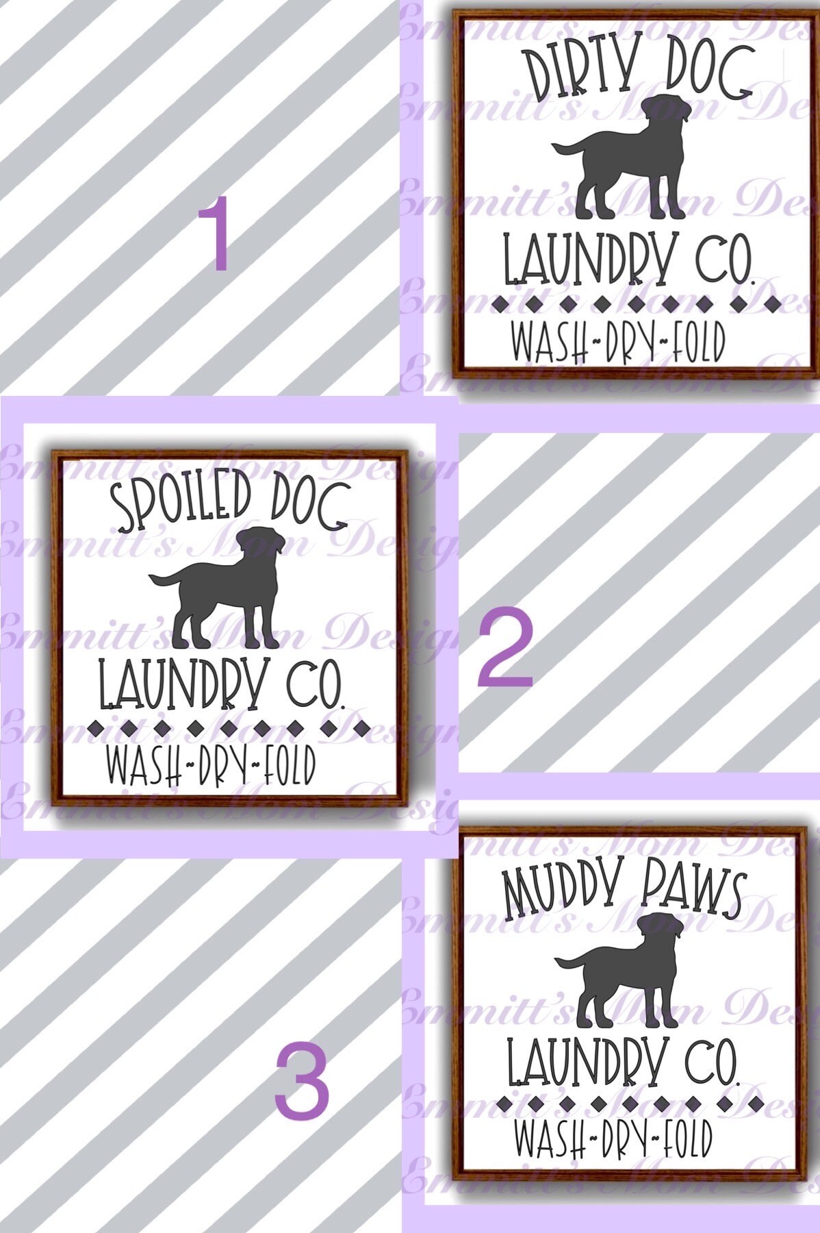 Personalized Dog Themed Laundry Room Decor/ Doggy Wall Decor Farmhouse ...