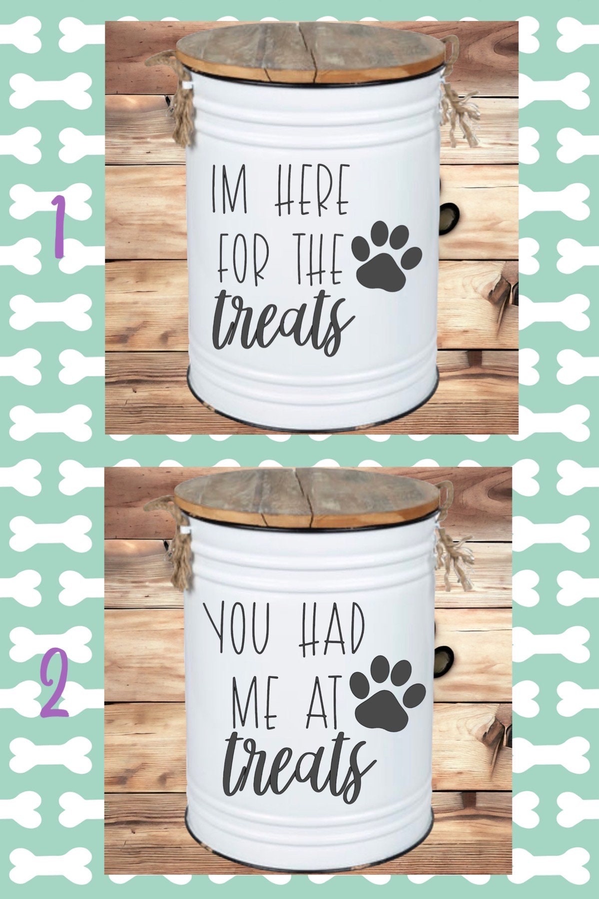 Dog Treat/food Container Label Decal for Your Container, Jar, or Any ...