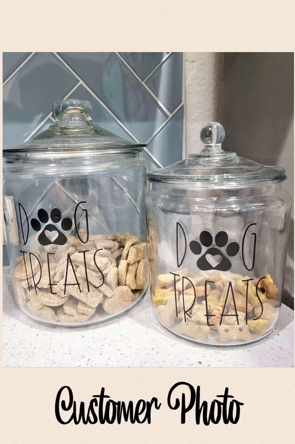 Dog Treat/food Container Label Decal for Your Container(not Included ...