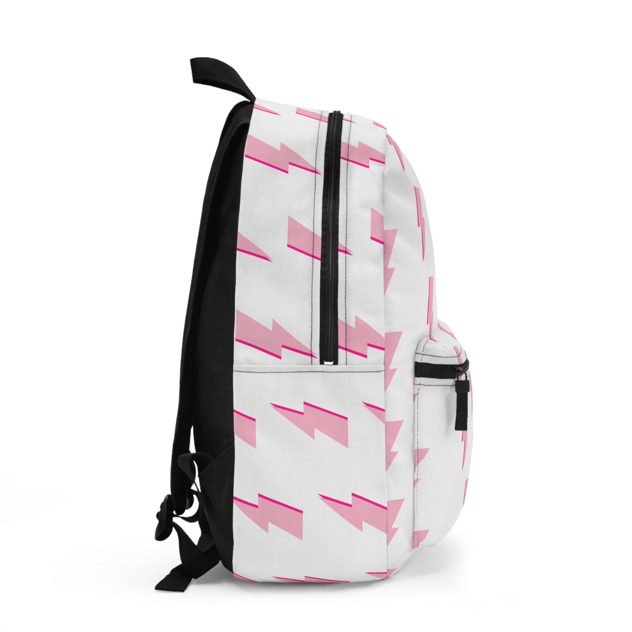 Pink Thunder Bolt Lightening Bolt Backpack Preppy Backpack - Etsy