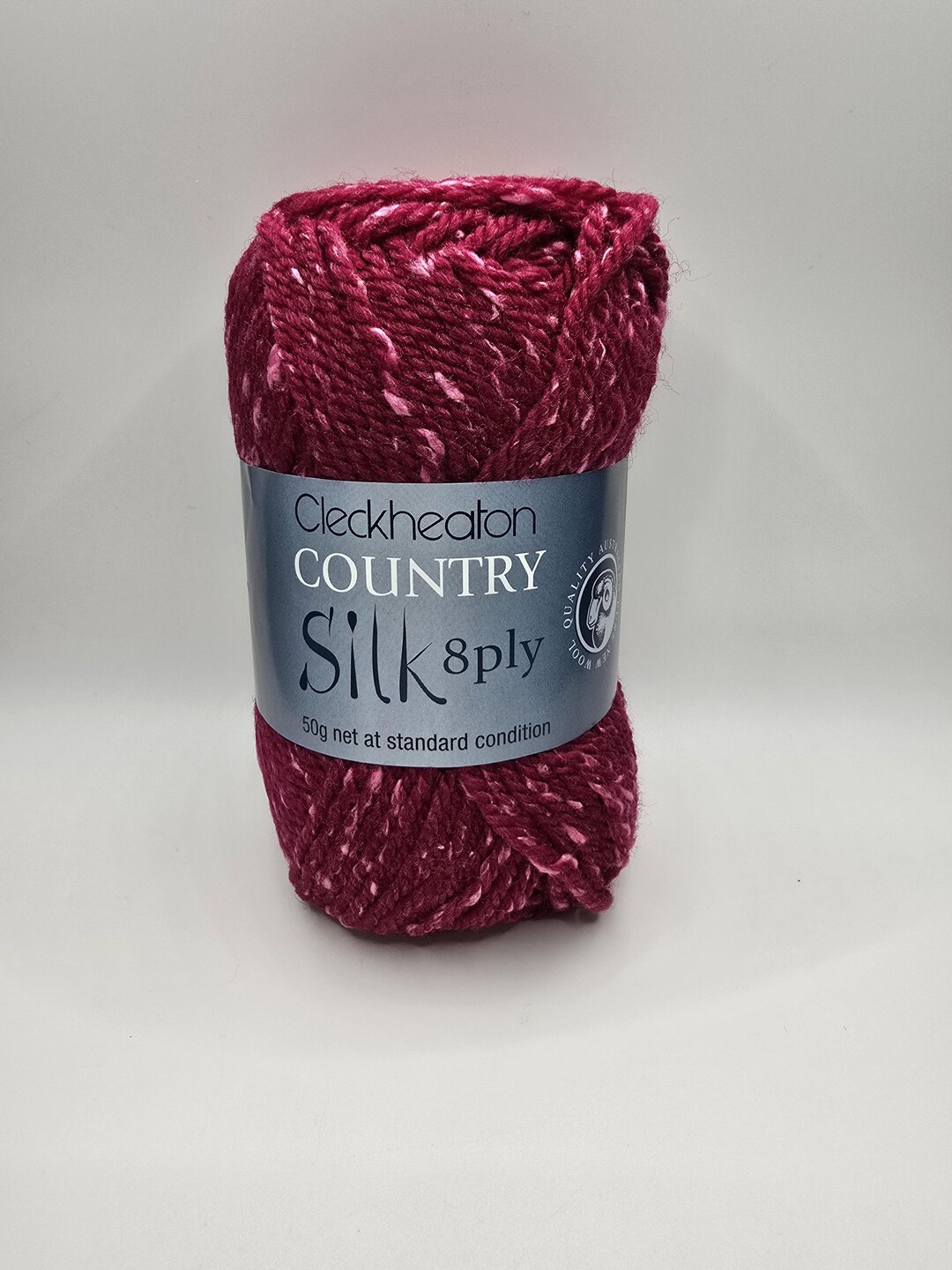 Cleckheaton Country Silk 8 Ply - 7 Raspberry - Etsy