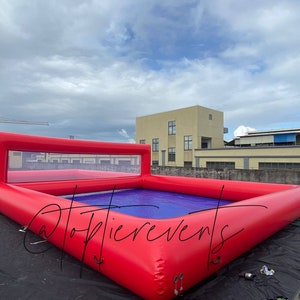 Giant Inflatable Volleyball Court With Blower and Ball. - Etsy