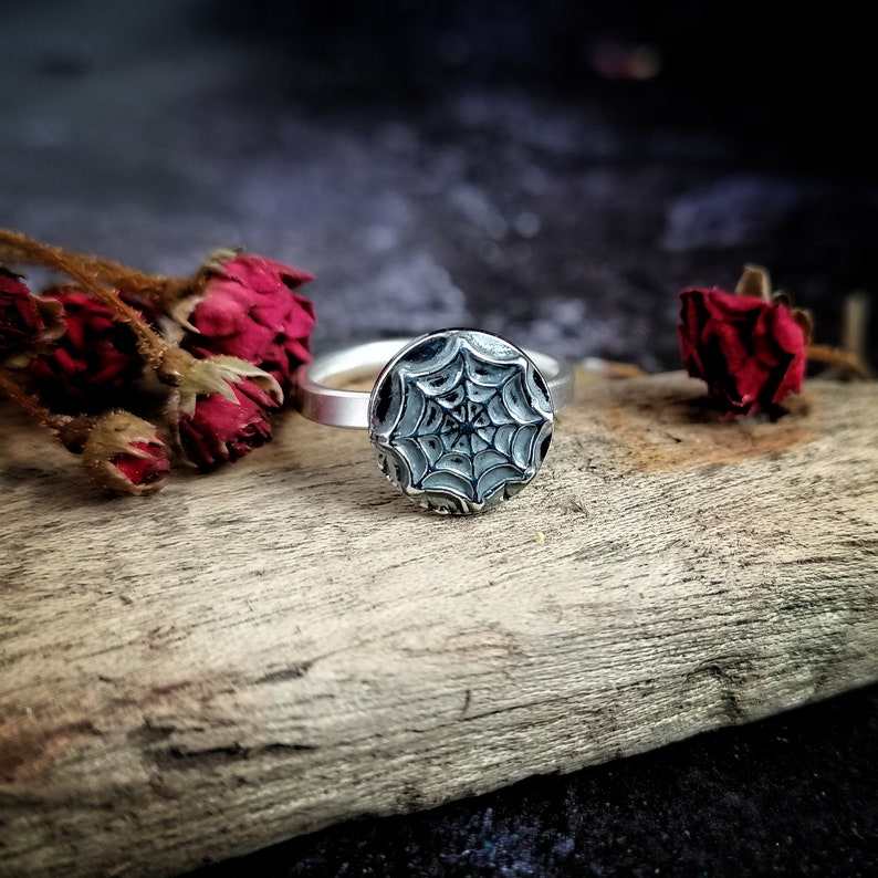 Spider Web Ring - Etsy