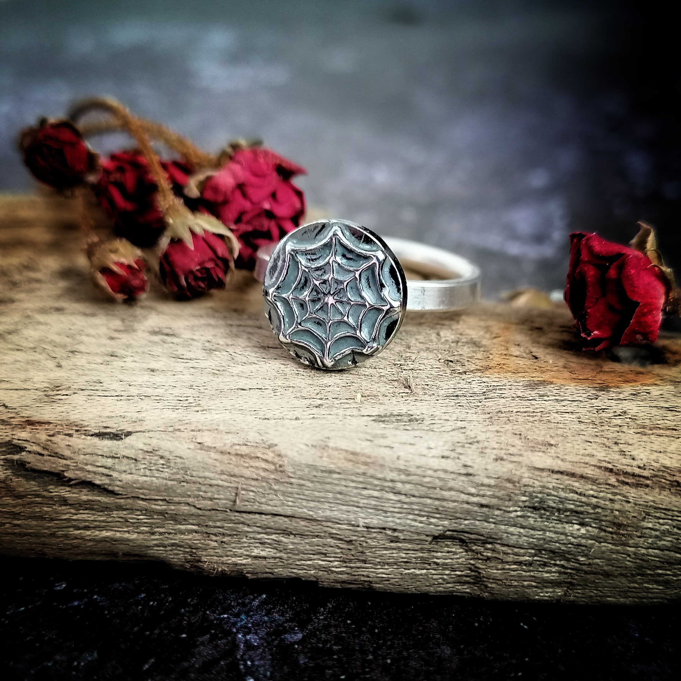Spider Web Ring - Etsy