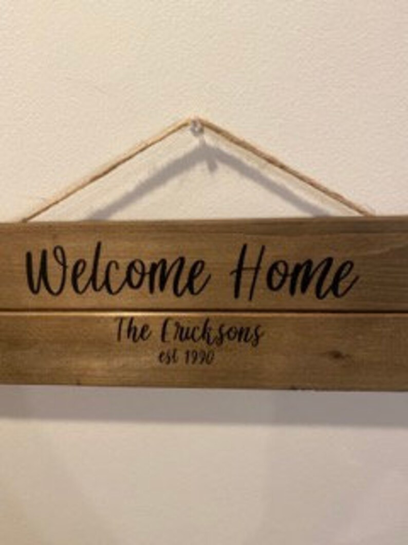 Welcome Home Sign - Etsy