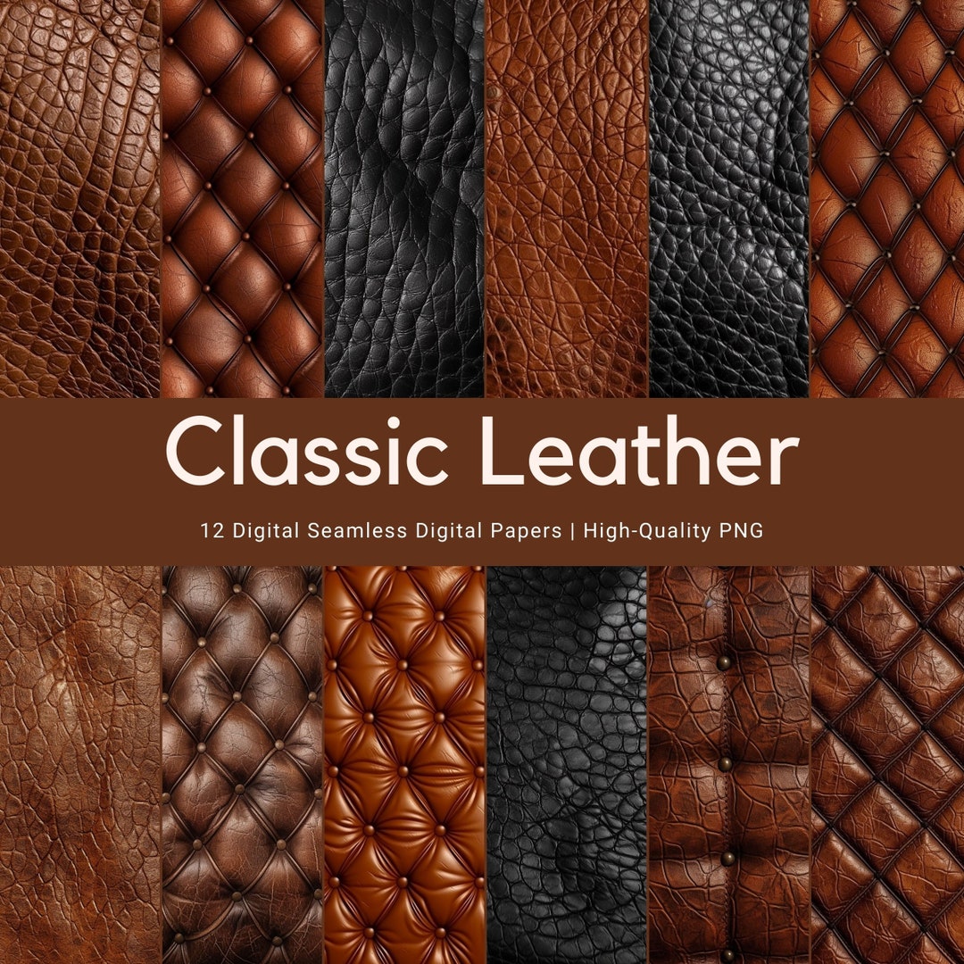 Leather Digital Papers, Unique Leather Pattern | Digital Prints for ...