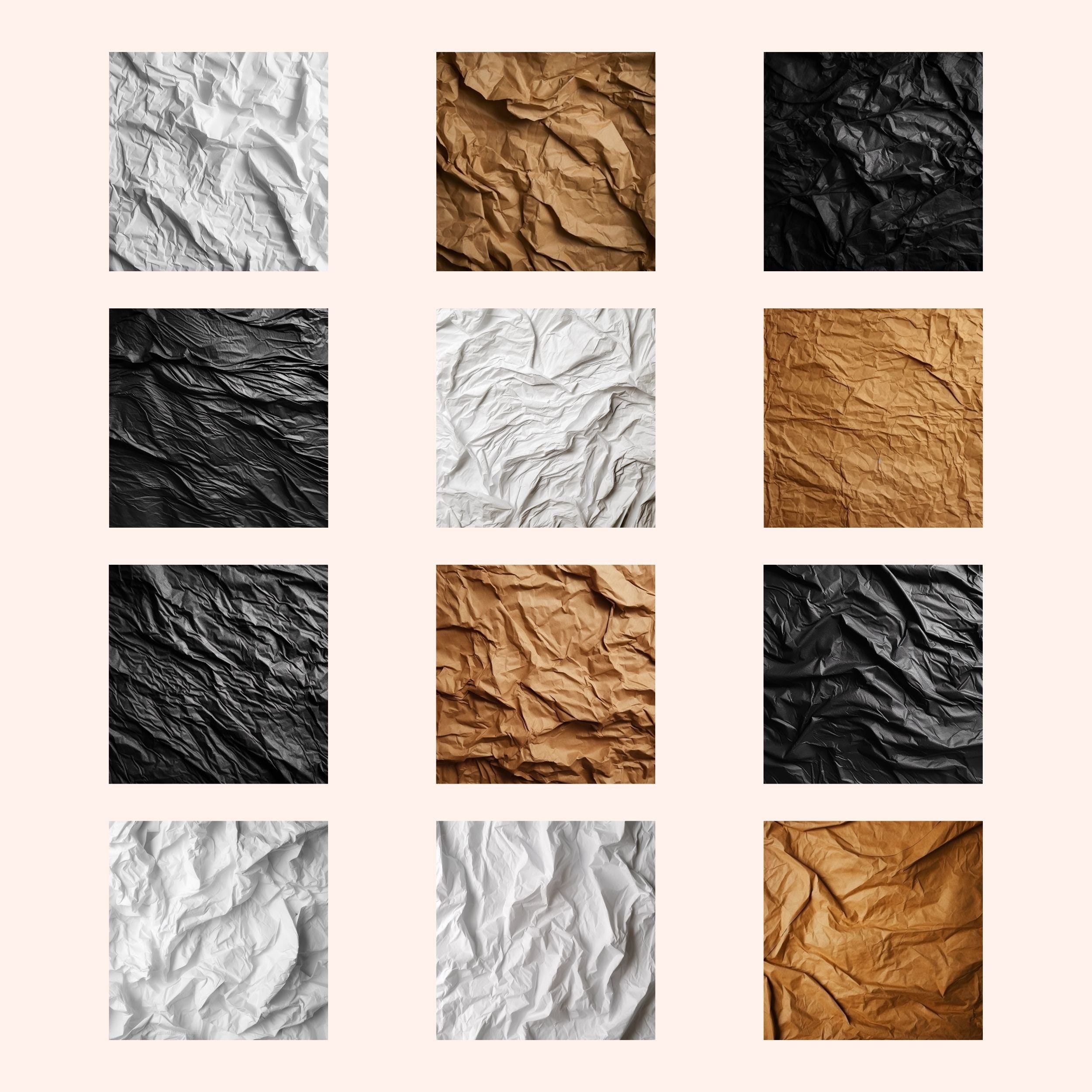 Wrinkled Paper Digital Papers, Unique Paper Pattern | Digital Prints ...