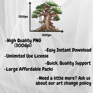 Enchanted Trees Clipart Pack | Fairy Enchanted Trees, Beautiful Trees ...